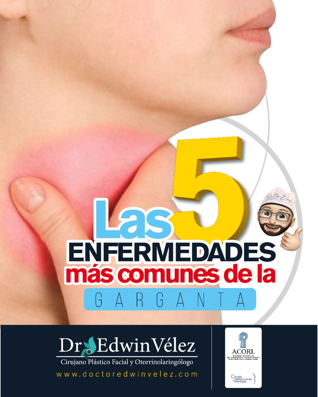 Las 5 enfermedades más comunes de la garganta - Doctor Edwin Vélez