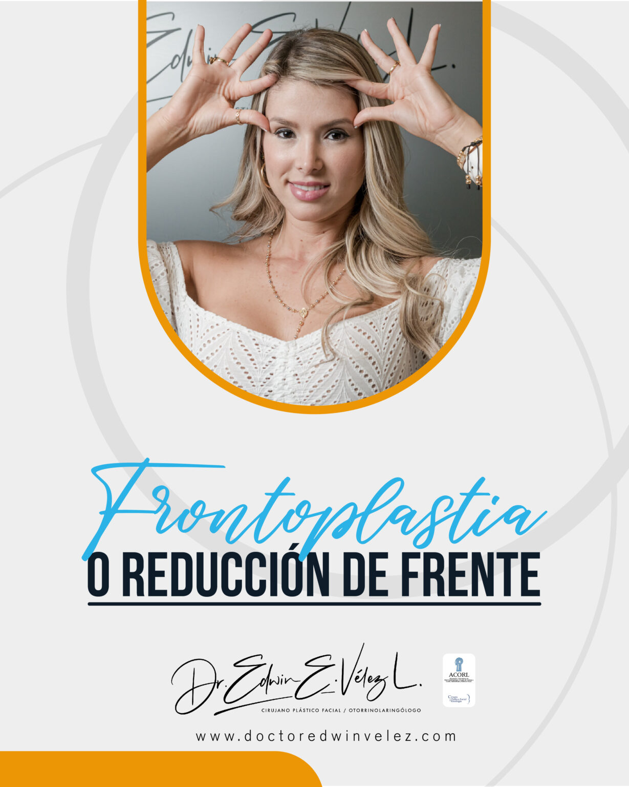 Frontoplastia o reducción de frente - Doctor Edwin Vélez